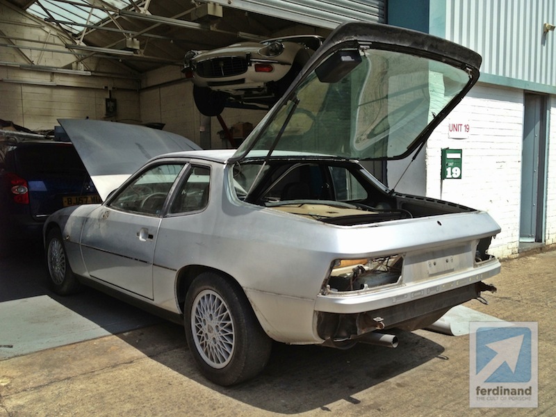 Porsche 924 Turbo Project being painted this week - Ferdinand
